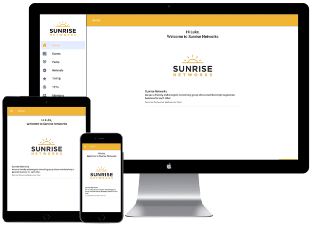 Sunrise Networks App | Yellow Box Software